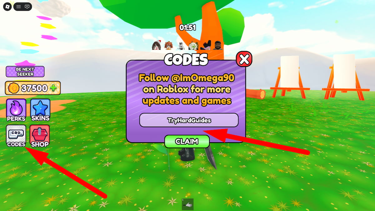 Paint and Seek Codes [Update] (June 2026) - Try Hard Guides